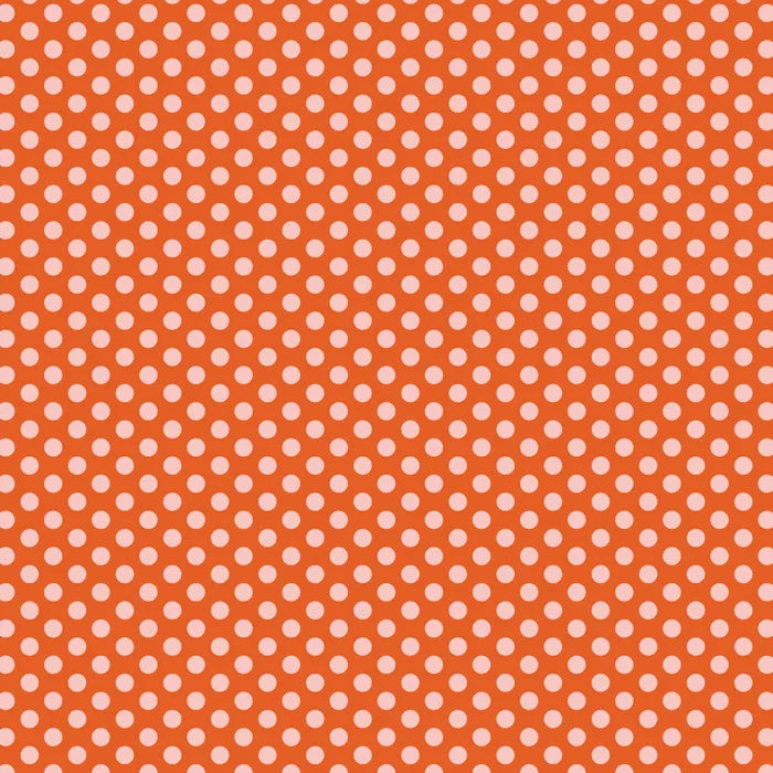 Devonstone - Polked Again - DV5544 - Orange – gjsdiscountfabrics.com.au