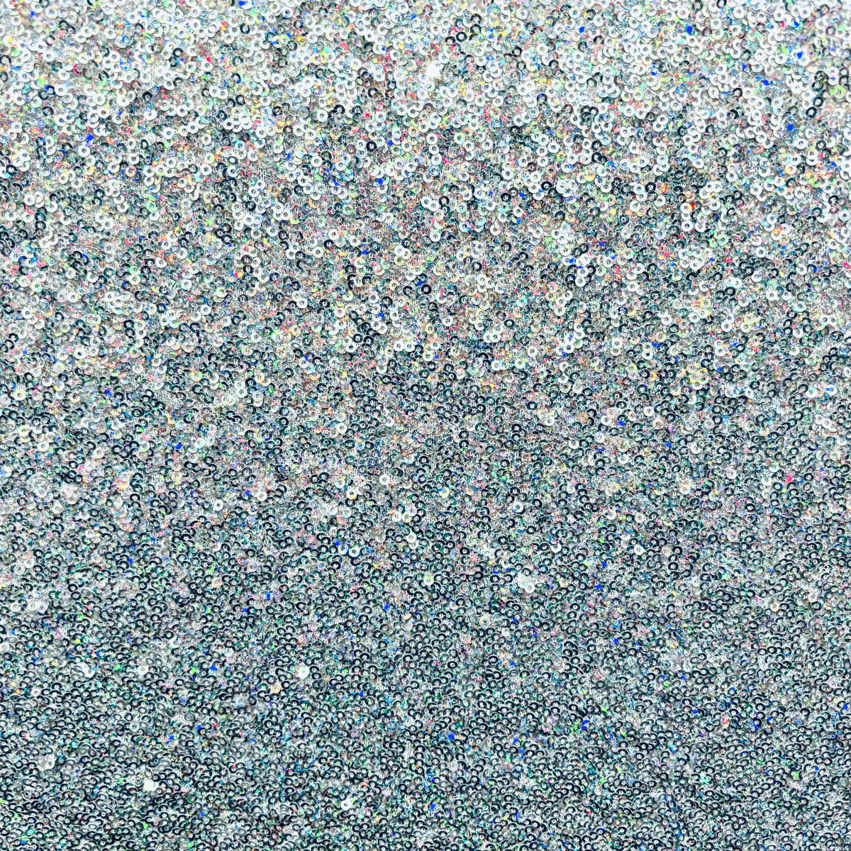 Graphite Mesh - Silver Hologram – gjsdiscountfabrics.com.au