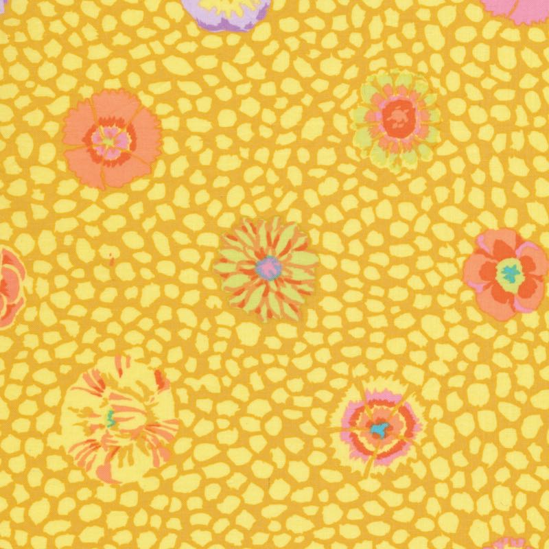 Kaffe Fassett Classics - GP59 - Guinea Flower - Gold ...