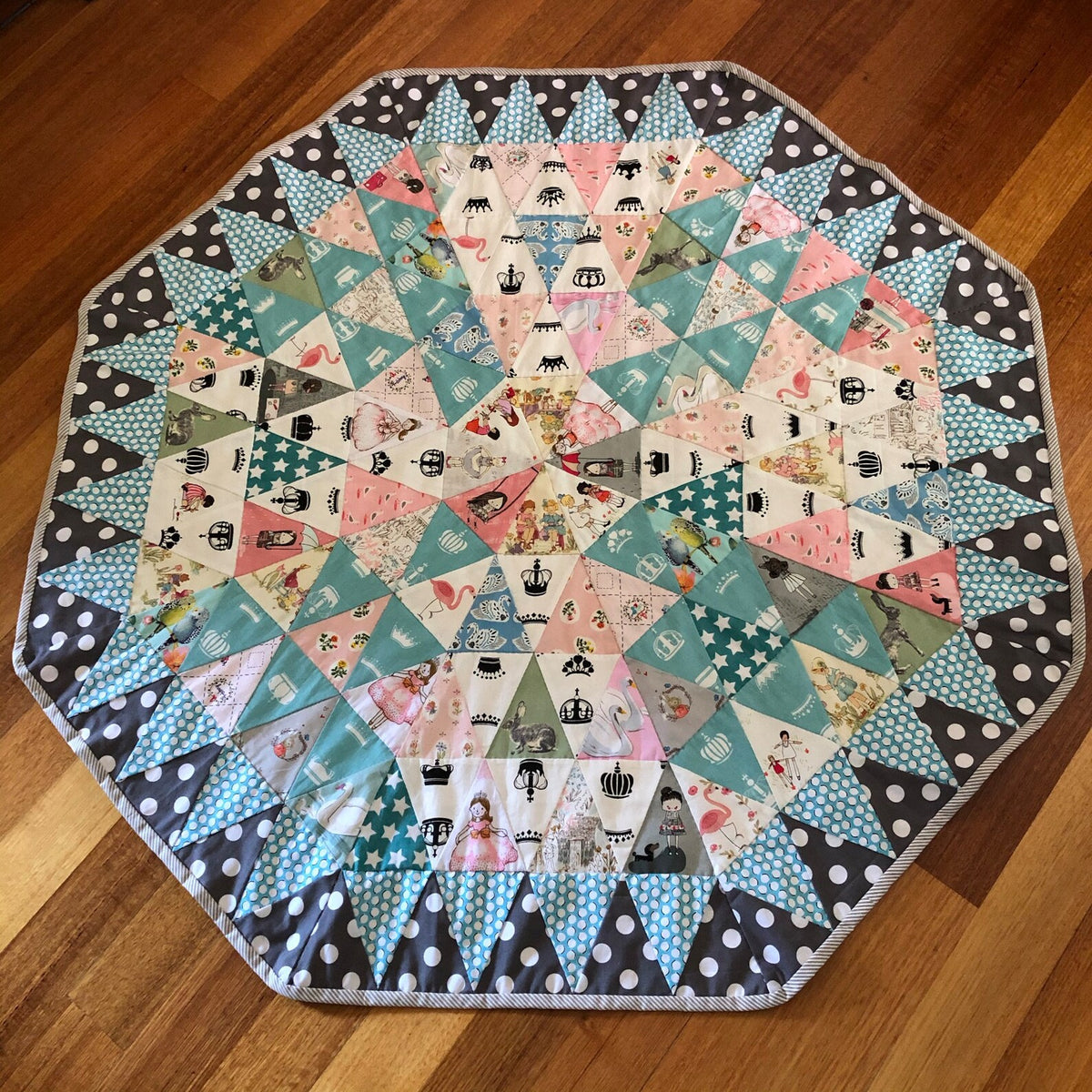 Playtime Baby Mat Pattern - Broderie – gjsdiscountfabrics.com.au