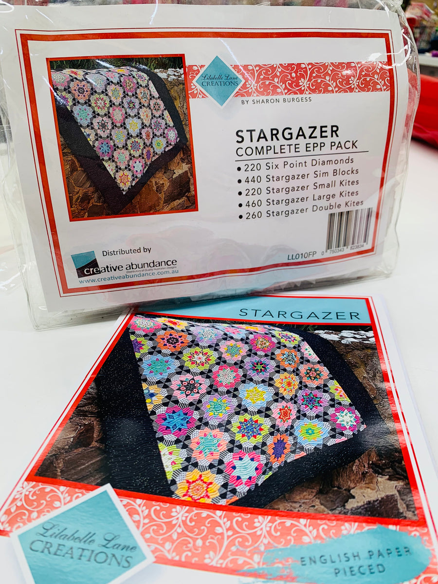 Stargazer - Complete EPP Kit - Sharon Burgess – gjsdiscountfabrics.com.au
